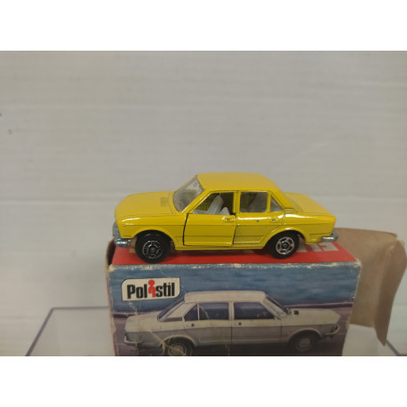 FIAT 132 GLS YELLOW apx 1:64 POLISTIL RJ15 - BCN STOCK CARS