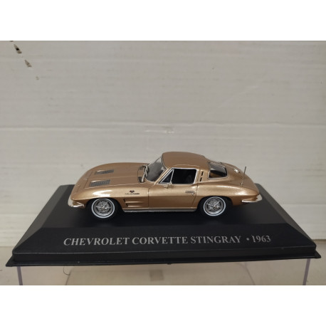 CHEVROLET CORVETTE C2 1963 STINGRAY CHAMPAGNE 1:43 IXO ALTAYA - BCN ...