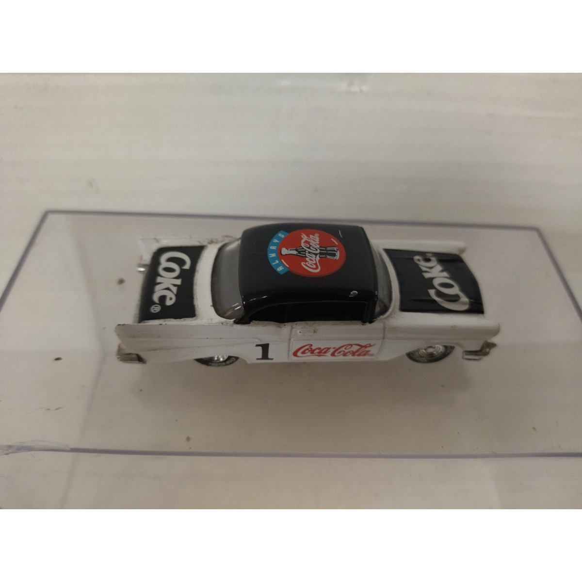 CHEVROLET BEL AIR 1957 COCA-COLA apx 1:64 EDOCAR NO BOX - BCN STOCK CARS