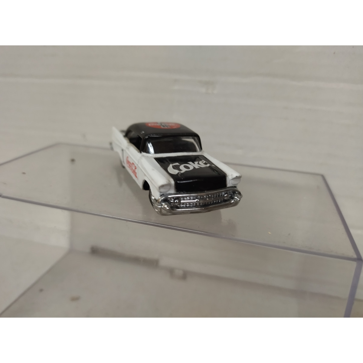 CHEVROLET BEL AIR 1957 COCA-COLA apx 1:64 EDOCAR NO BOX - BCN STOCK CARS