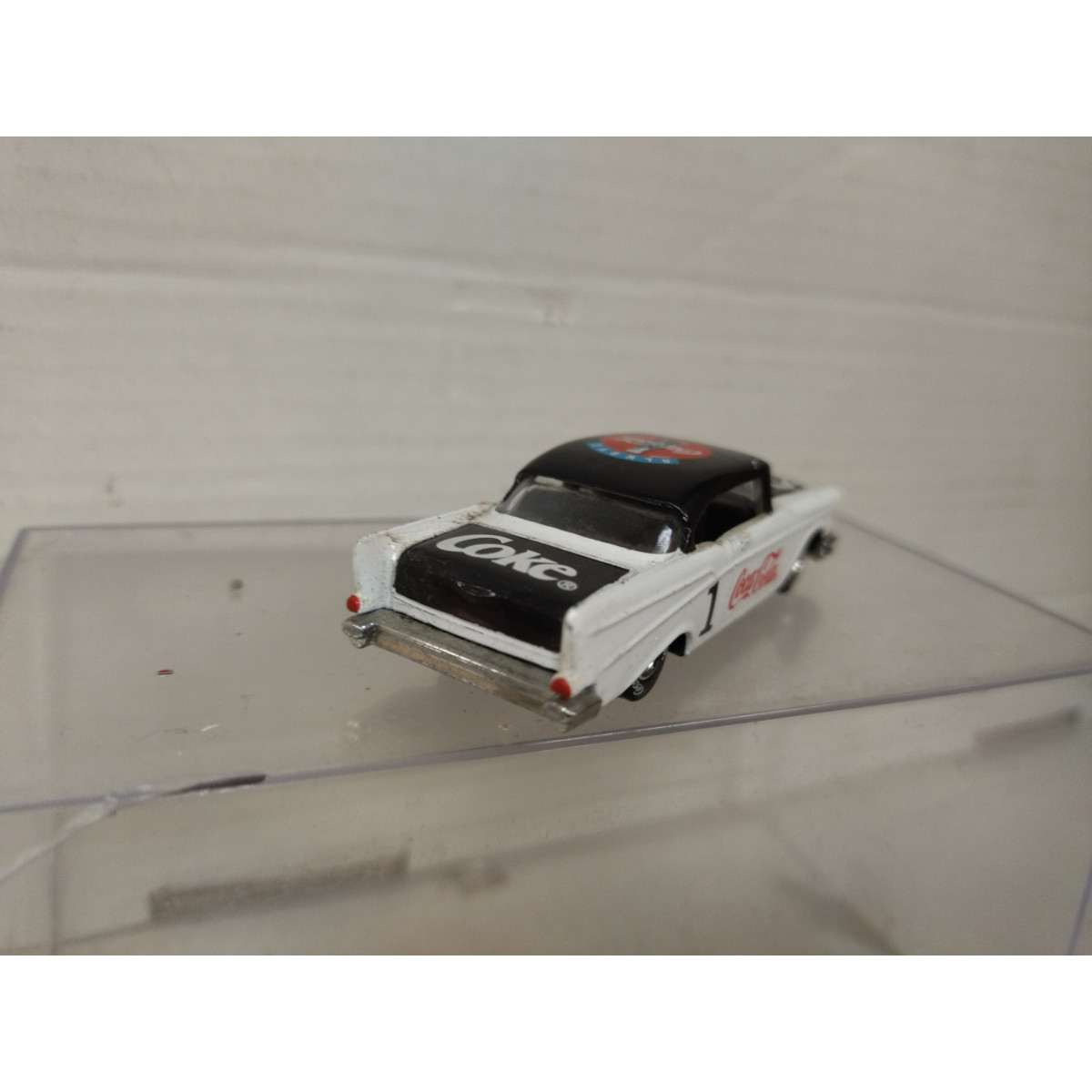 CHEVROLET BEL AIR 1957 COCA-COLA apx 1:64 EDOCAR NO BOX - BCN STOCK CARS