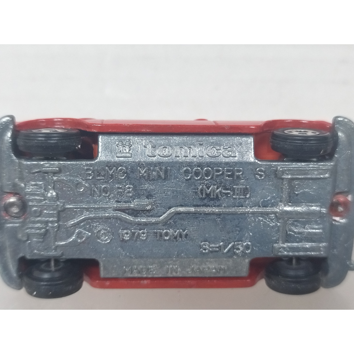 MINI COOPER S MK.III RED/WHITE 1:50/apx 1:64 TOMICA 88 NO BOX - BCN ...