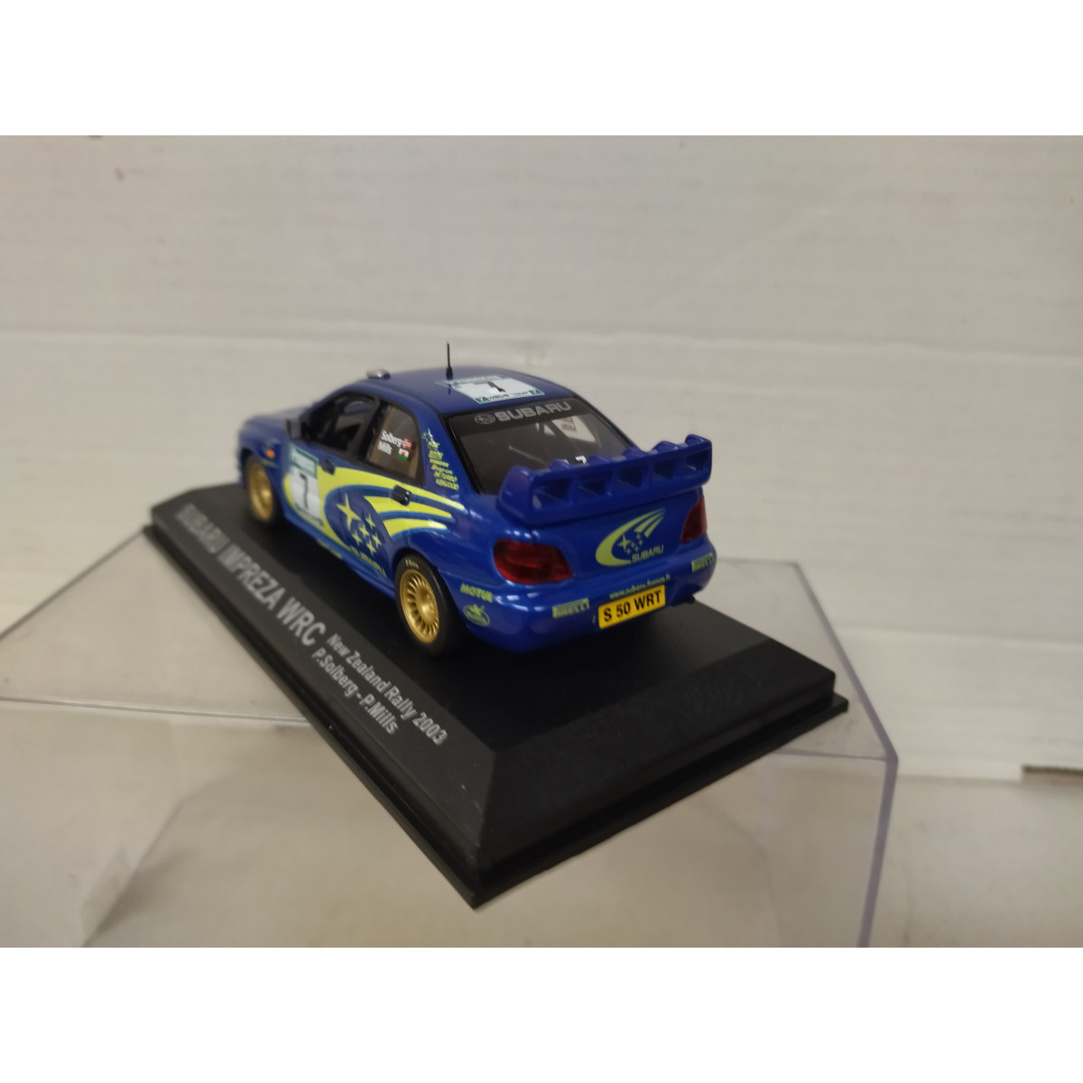 SUBARU IMPREZA WRC 2003 RALLY NEW ZEALAND SOLBERG 1:43 ALTAYA IXO HARD ...