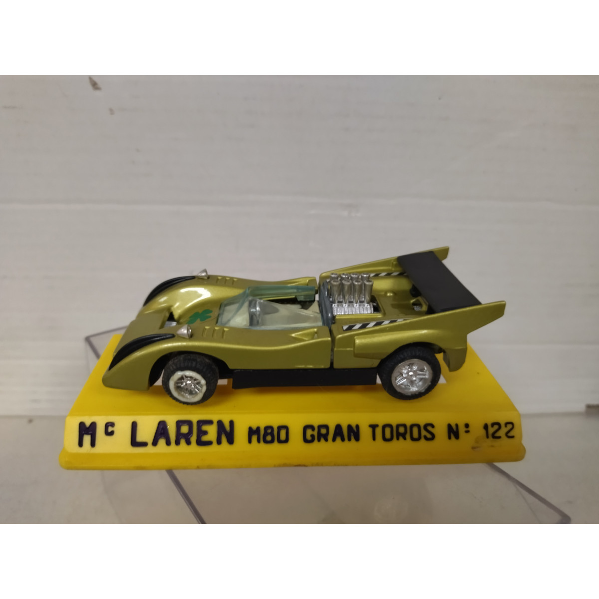 MCLAREN M80 GRAN TOROS GREEN/YELLOW 1:43 JOAL 122 VINTAGE ORIGINAL/V ...