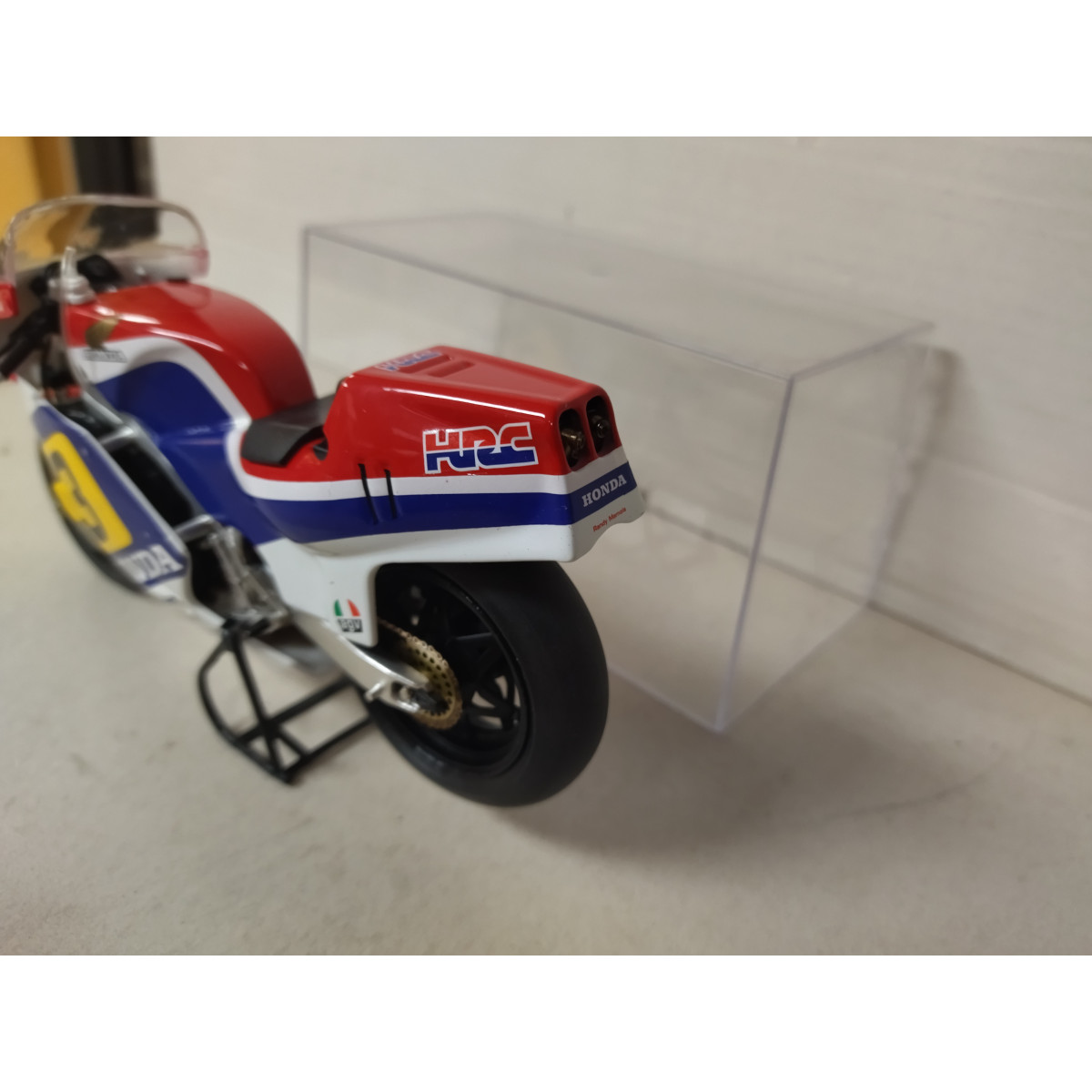 HONDA NS 500 1984 RANDY MAMOLA MOTO GP 1:12 ALTAYA IXO CAJA ROTA/BROKEN ...