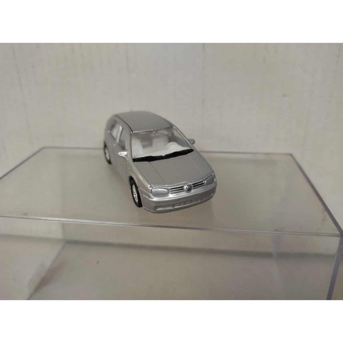 VOLKSWAGEN GOLF 4 GTi SILVER 1:60/apx 1:64 WELLY NO BOX - BCN STOCK CARS