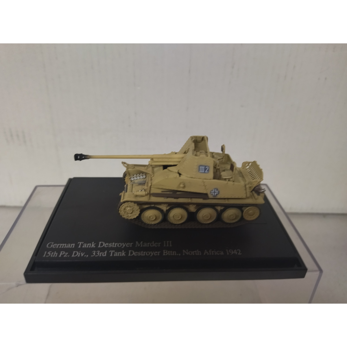 Sd.kfz.139 MARDER III 1942 15th Pz.Div. GERMANY WW 2 1:72 HM HOBBY ...