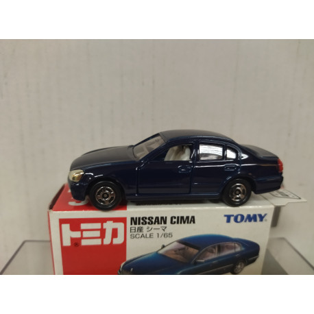 NISSAN CIMA 4-Gen F50 BLUE 1:65/apx 1:64 TOMICA 31 - BCN STOCK CARS