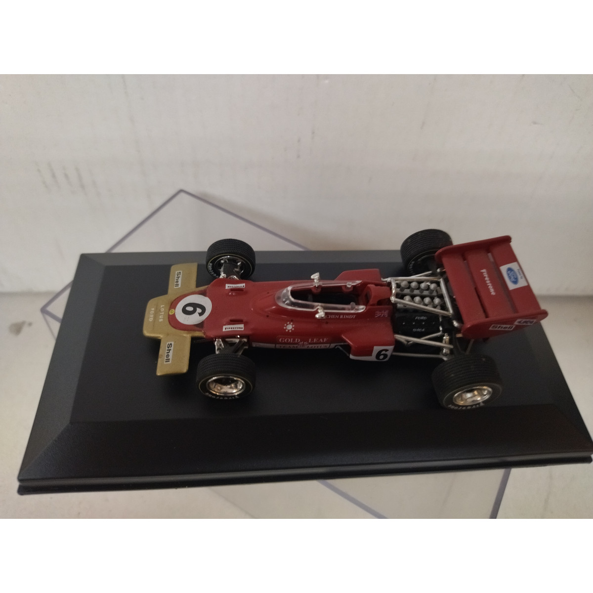 LOTUS 72C 1970 FORD FORMULA F1 WIN JOCHEN RINDT 1:43 RBA IXO CAJA NO ...