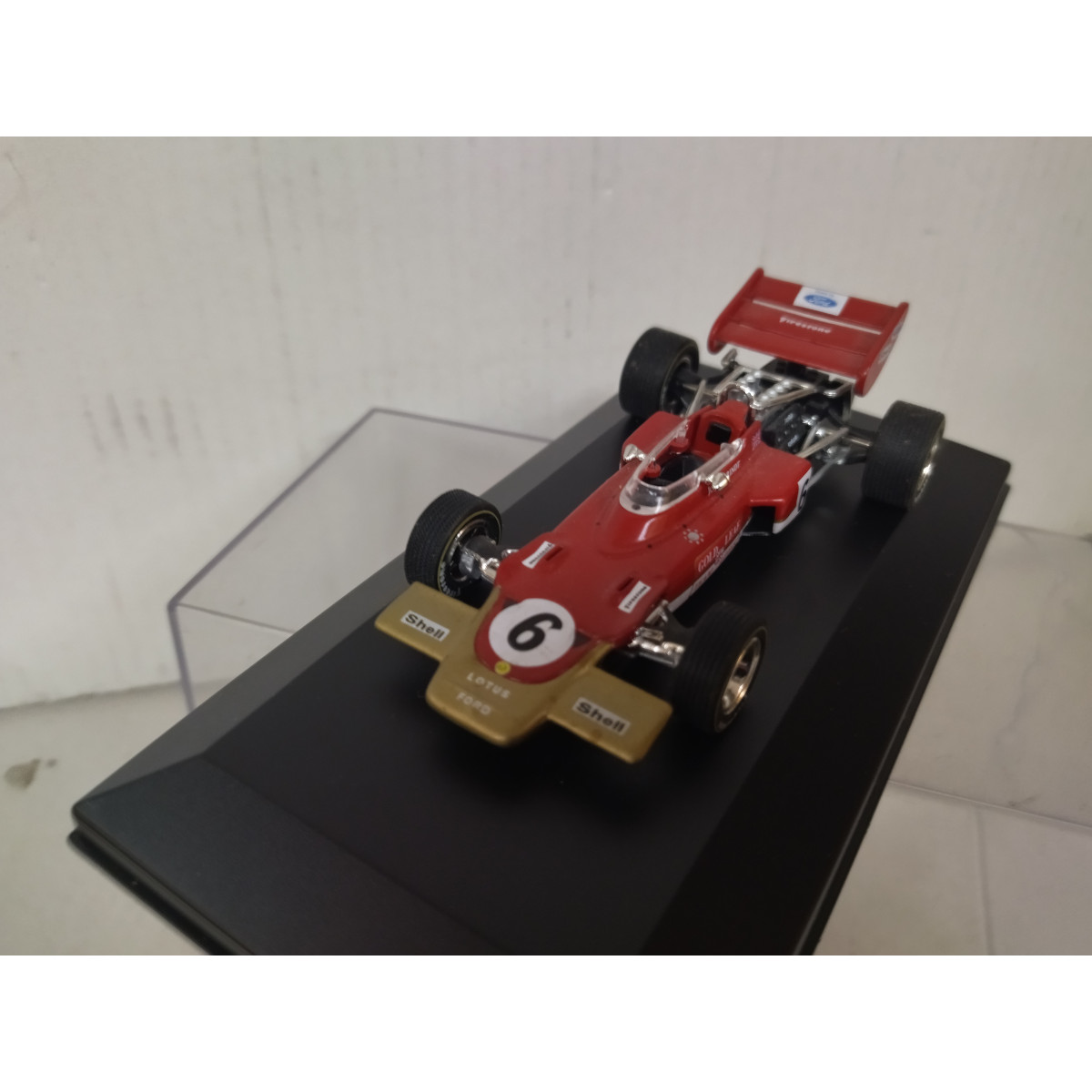LOTUS 72C 1970 FORD FORMULA F1 WIN JOCHEN RINDT 1:43 RBA IXO CAJA NO ...