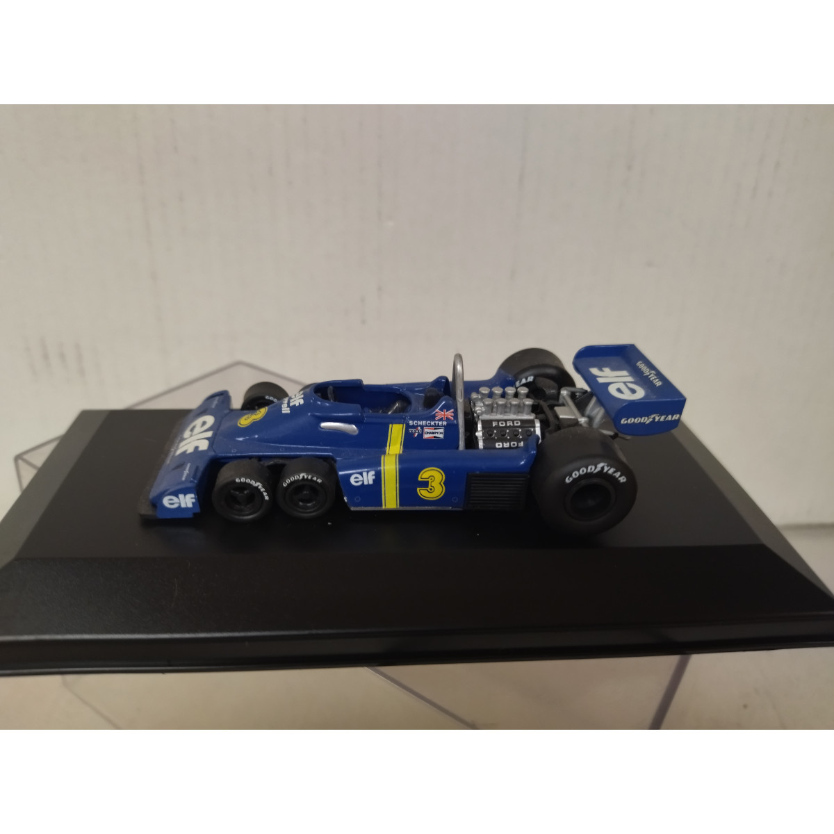 TYRRELL P34 1976 FORMULA F1 JODY SCHECKTER 1:43 RBA IXO CAJA NO ORIGINAL - BCN STOCK CARS
