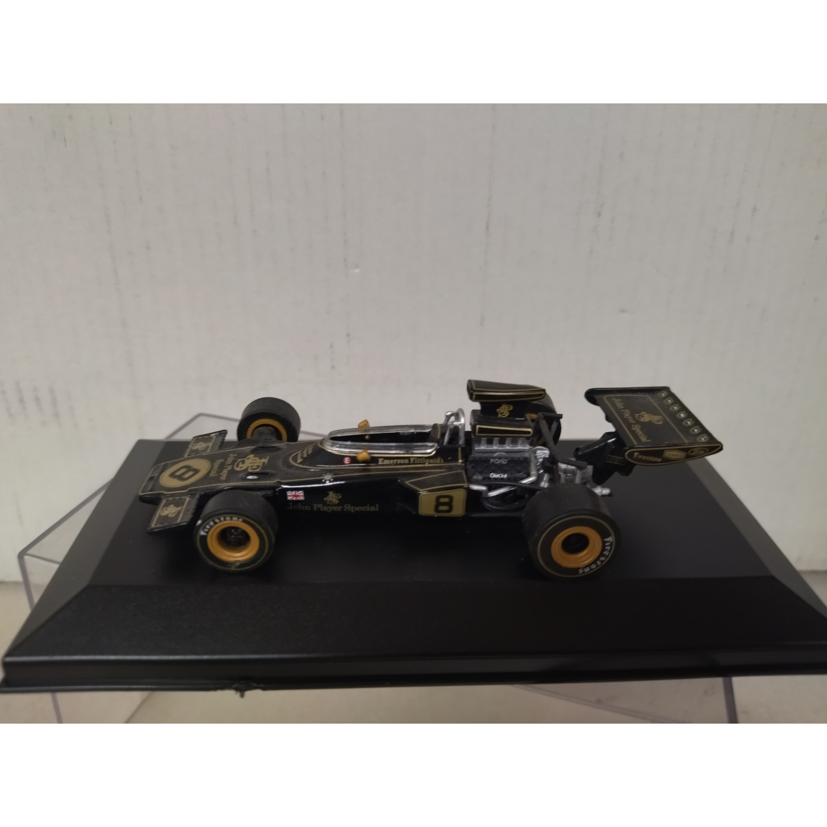 LOTUS 72D 1972 FORMULA F1 FITTIPALDI 1:43 RBA IXO CAJA NO ORIGINAL ...