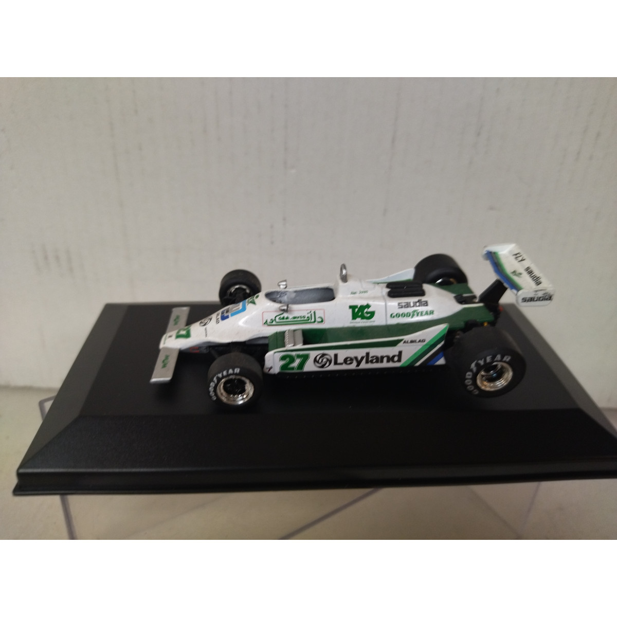 WILLIAMS FW07B 1980 FORD FORMULA F1 ALAN JONES 1:43 RBA IXO CAJA NO ...