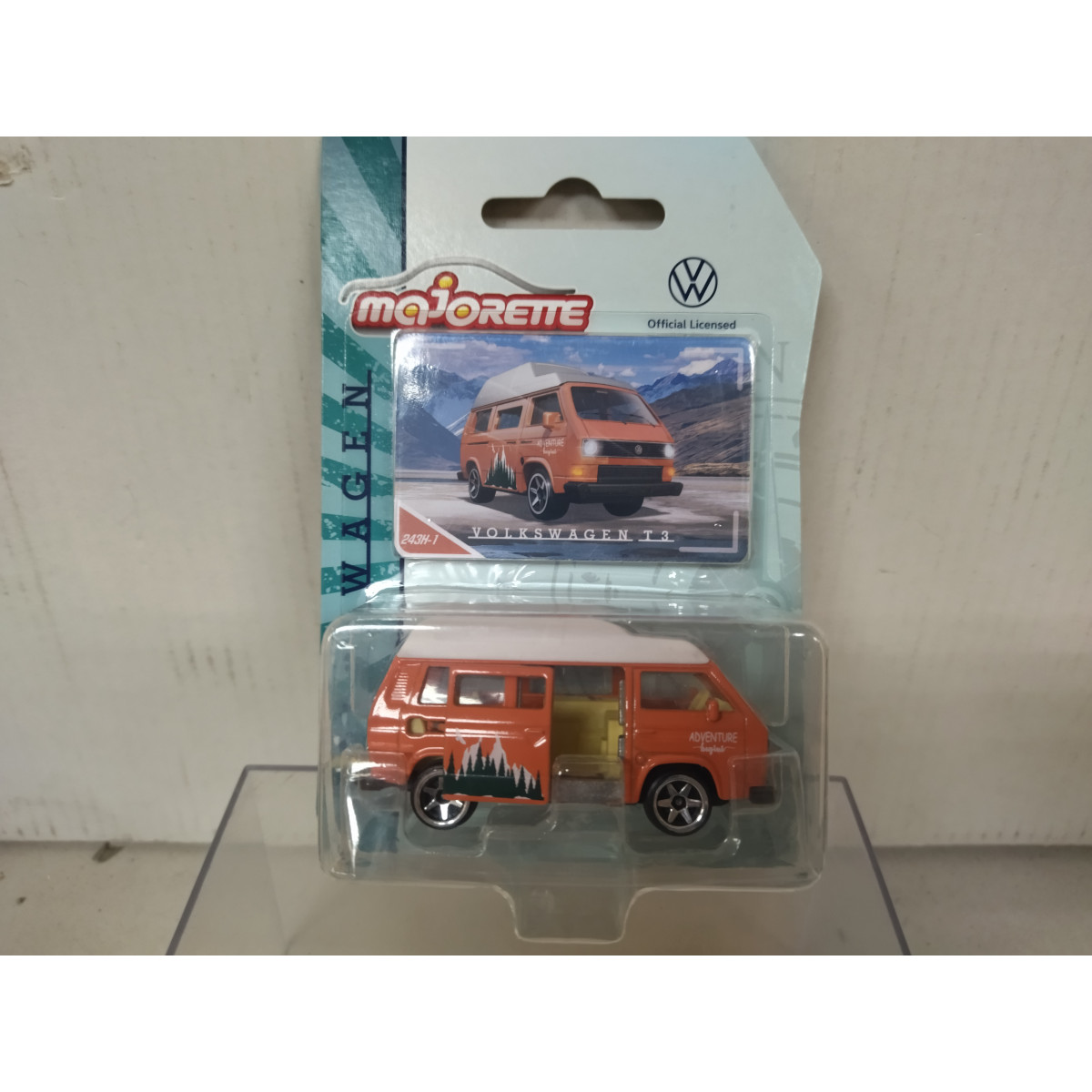 VOLKSWAGEN T3 ADVENTURE ORIGINALS VW 1:64 MAJORETTE - BCN STOCK CARS