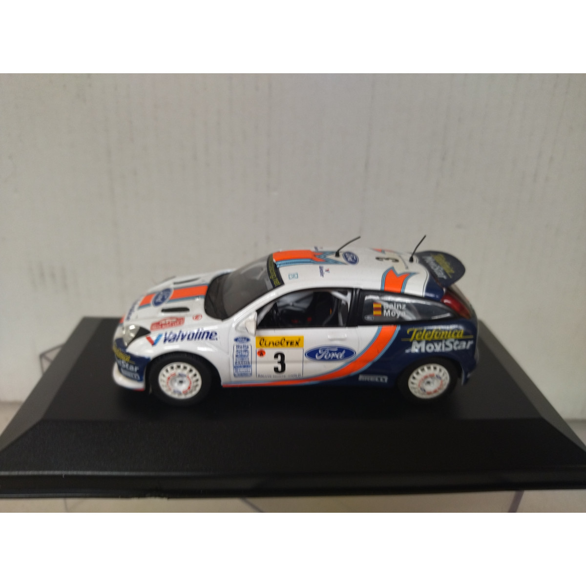 FORD FOCUS WRC 2001 RALLY MONTE CARLO CARLOS SAINZ 1:43 ALTAYA IXO ...