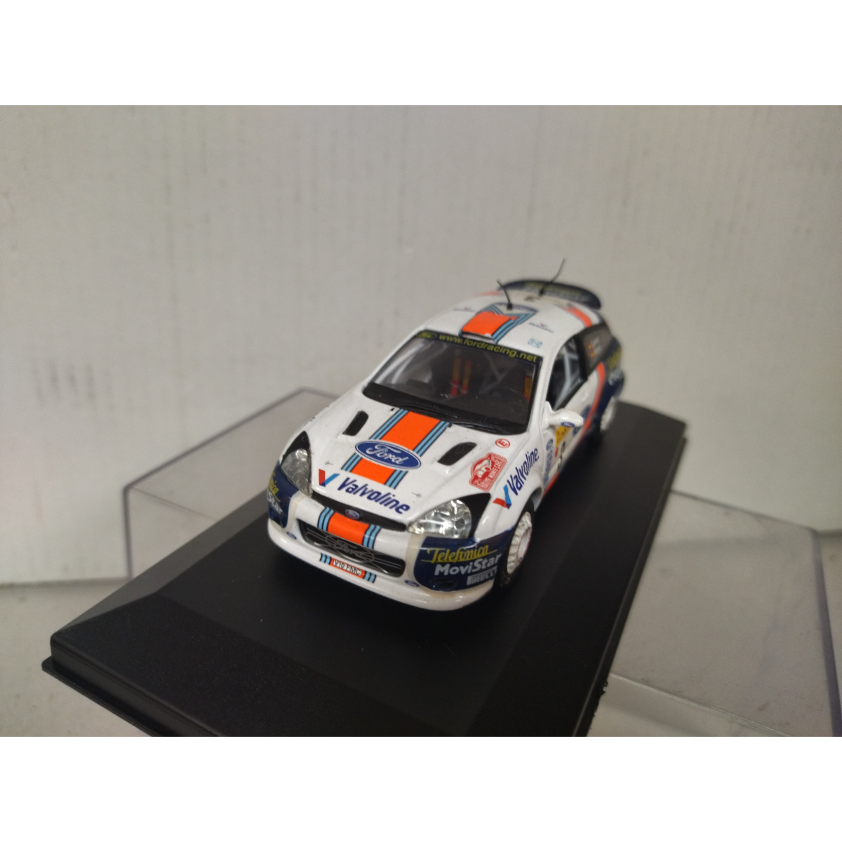 FORD FOCUS WRC 2001 RALLY MONTE CARLO CARLOS SAINZ 1:43 ALTAYA IXO ...