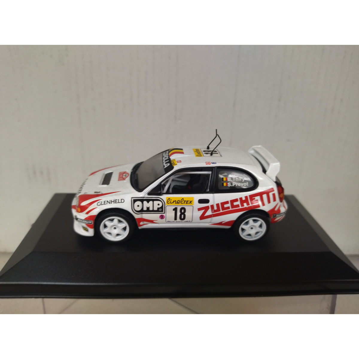 TOYOTA COROLLA WRC 2000 RALLY MONTE CARLO THIRY 1:43 ALTAYA IXO CAJA NO ...