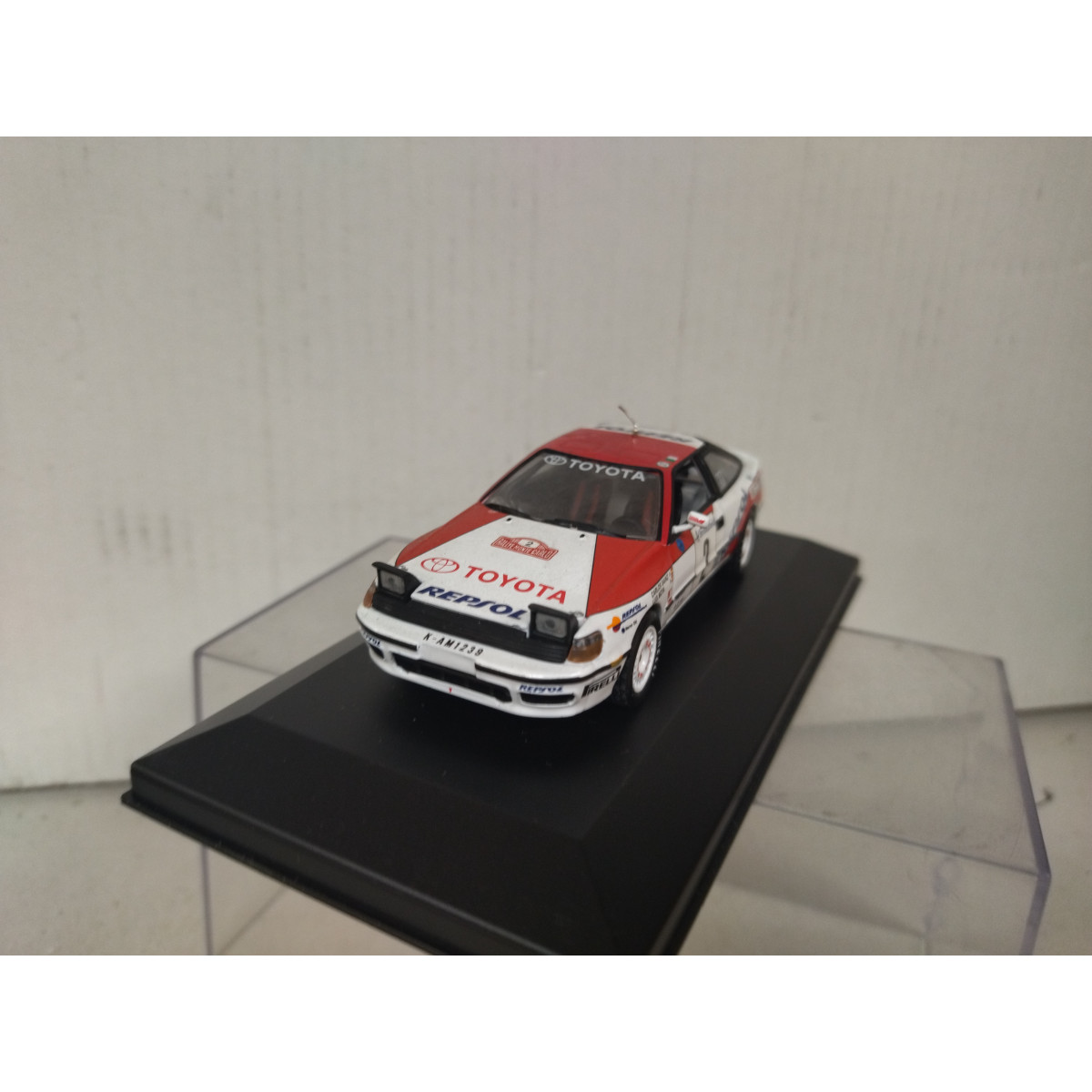 TOYOTA CELICA 1991 GT-4 RALLY MONTE CARLO SAINZ 1:43 ALTAYA IXO CAJA NO ORIGINAL - BCN STOCK CARS