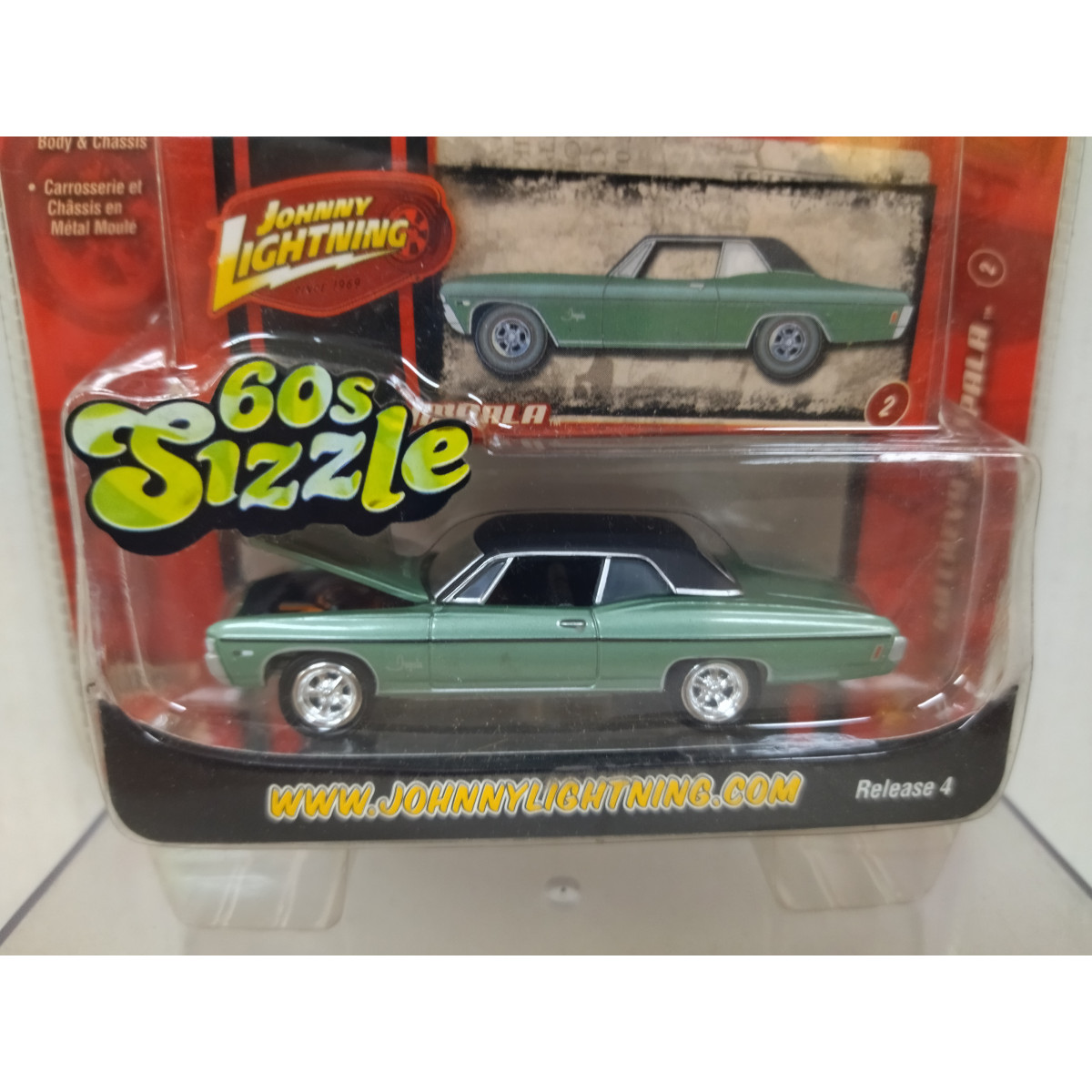 CHEVROLET IMPALA 1968 60S SIZZLE 1:64 JOHNNY LIGHTNING - BCN STOCK CARS
