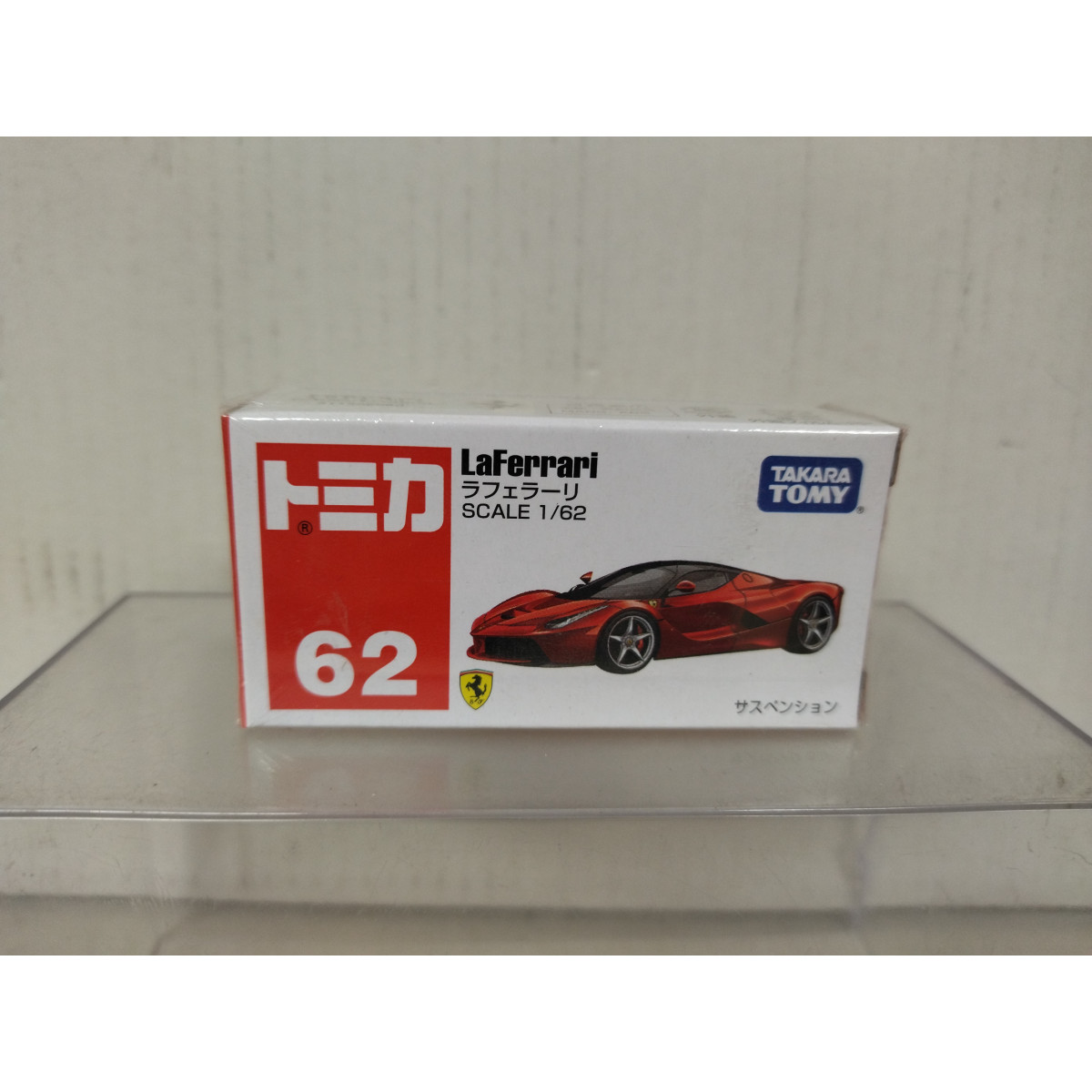 FERRARI LaFERRARI RED 1:62/apx 1:64 TOMICA 62 - BCN STOCK CARS