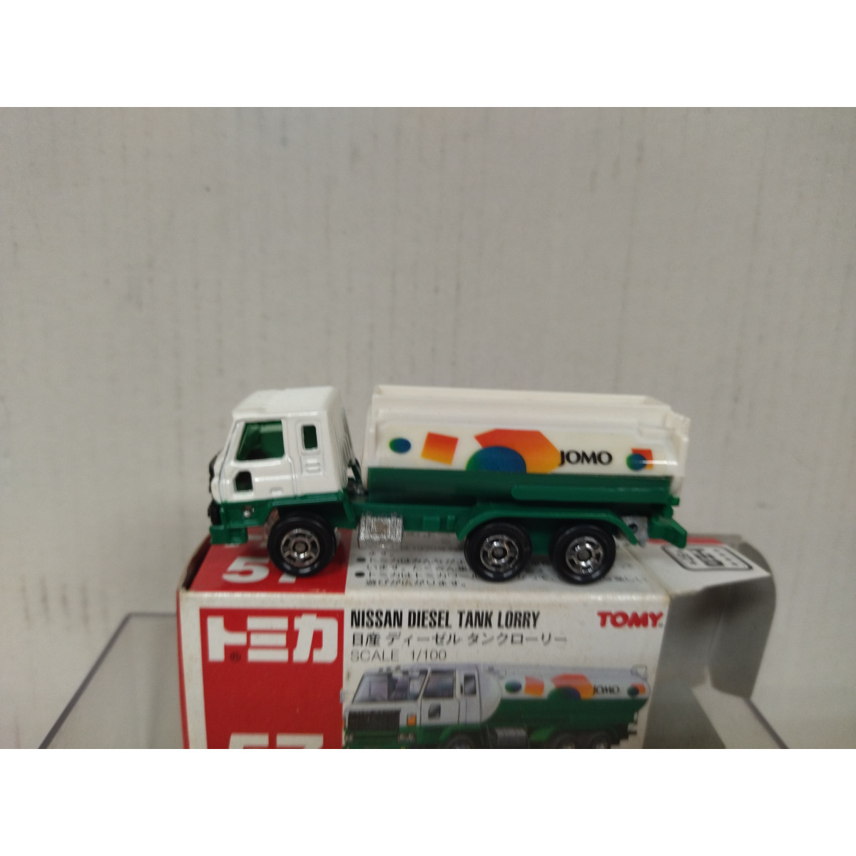 NISSAN DIESEL TANK LORRY JOMO TRUCK 1:100/apx 1:64 TOMICA 57 - BCN STOCK CARS
