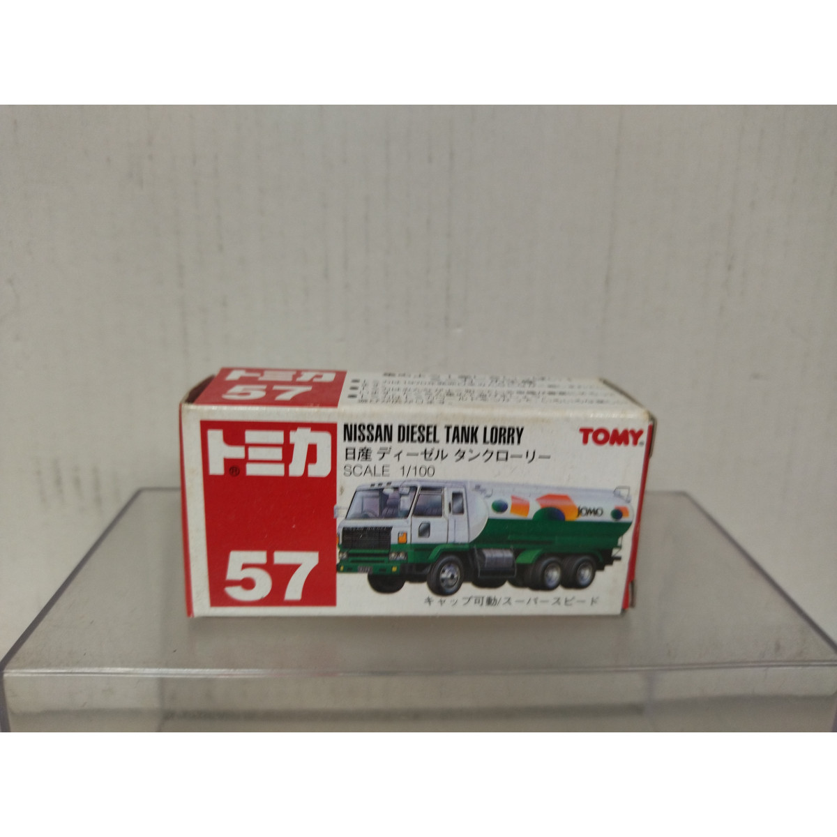 NISSAN DIESEL TANK LORRY JOMO TRUCK 1:100/apx 1:64 TOMICA 57 - BCN STOCK CARS