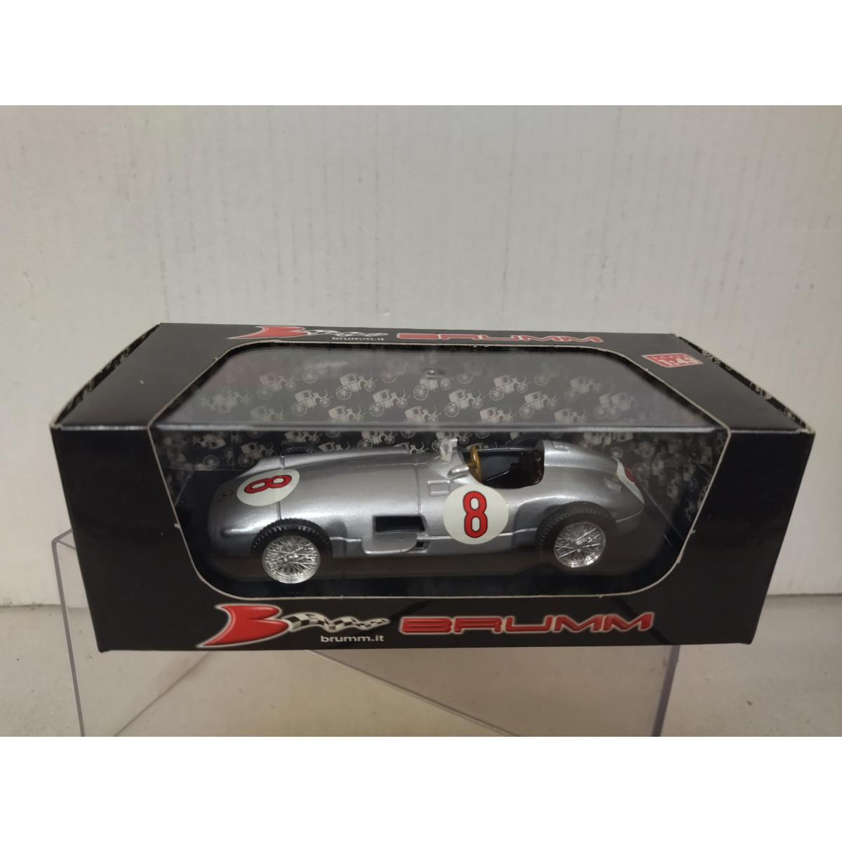 MERCEDES-BENZ W196 1955 GP HOLANDA FANGIO FORMULA F1 1:43 BRUMM R72 ...