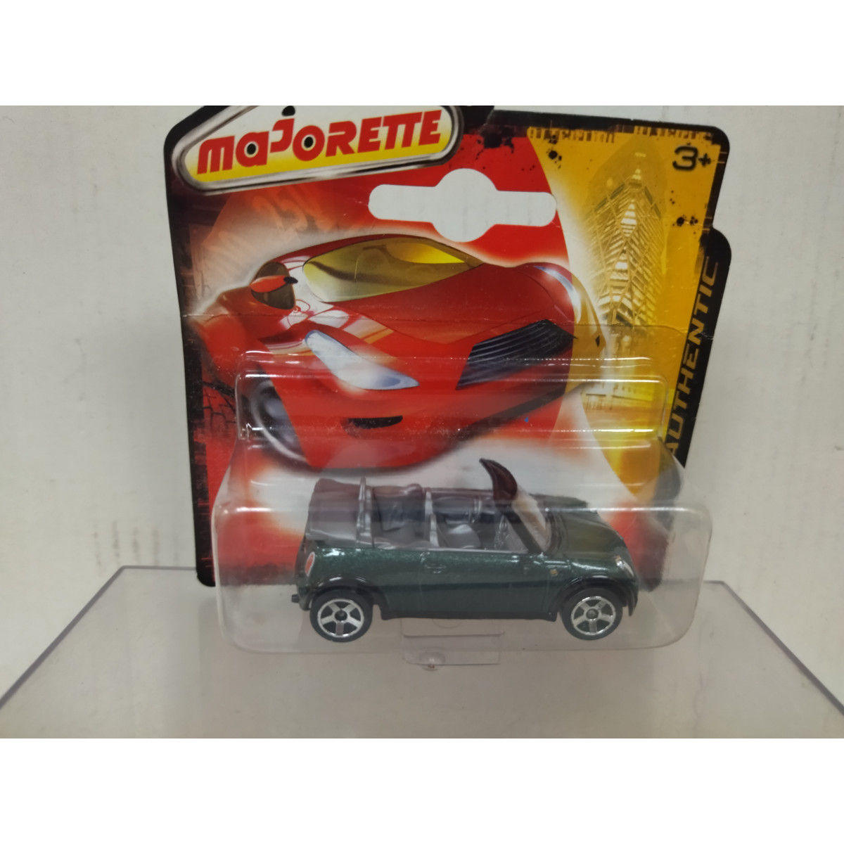 MINI COOPER CABRIO GREEN 1:57/apx 1:64 MAJORETTE 294 BOX - BCN STOCK CARS