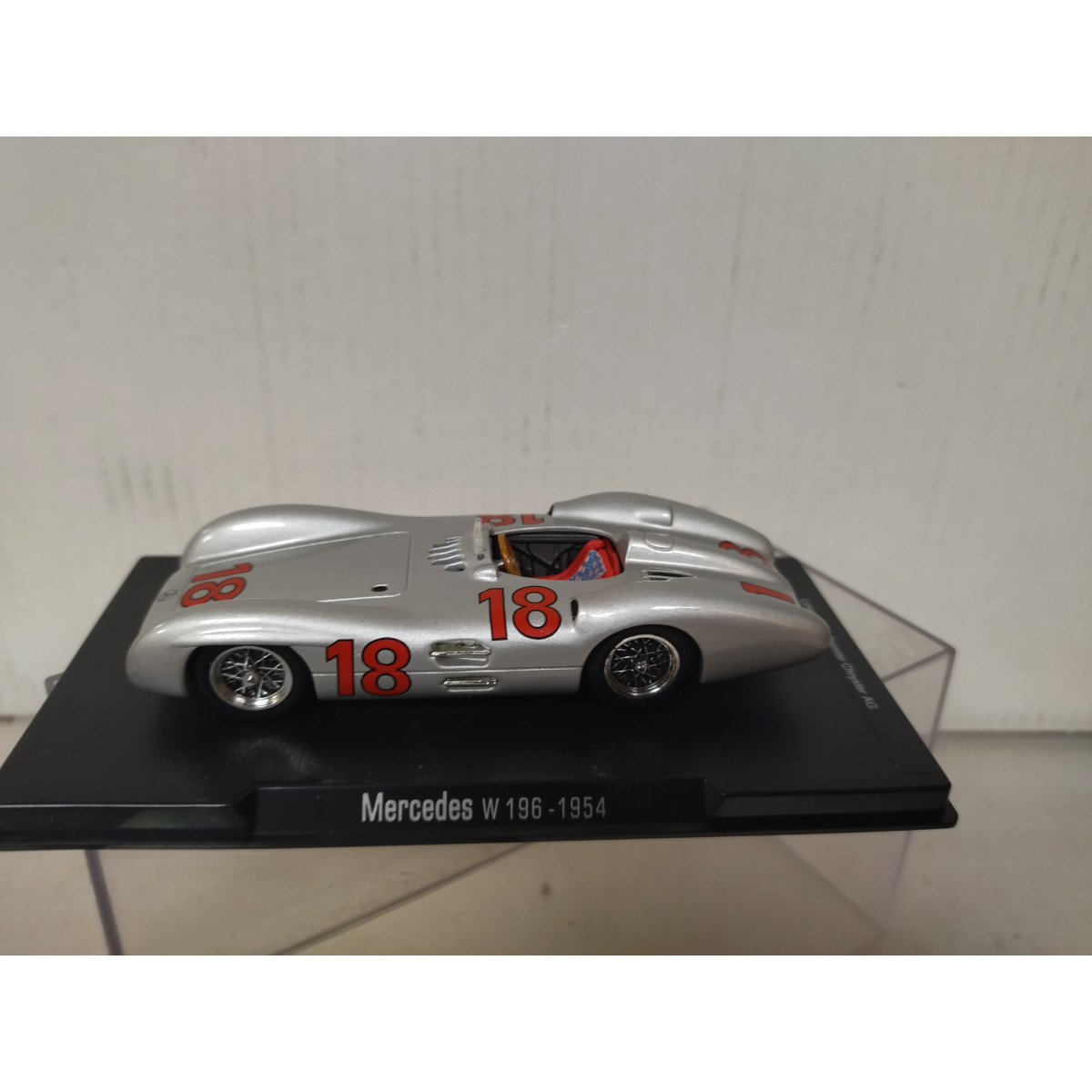 MERCEDES W196 1954 FORMULA F1 WIN J.M.FANGIO 1:43 RBA IXO - BCN STOCK CARS