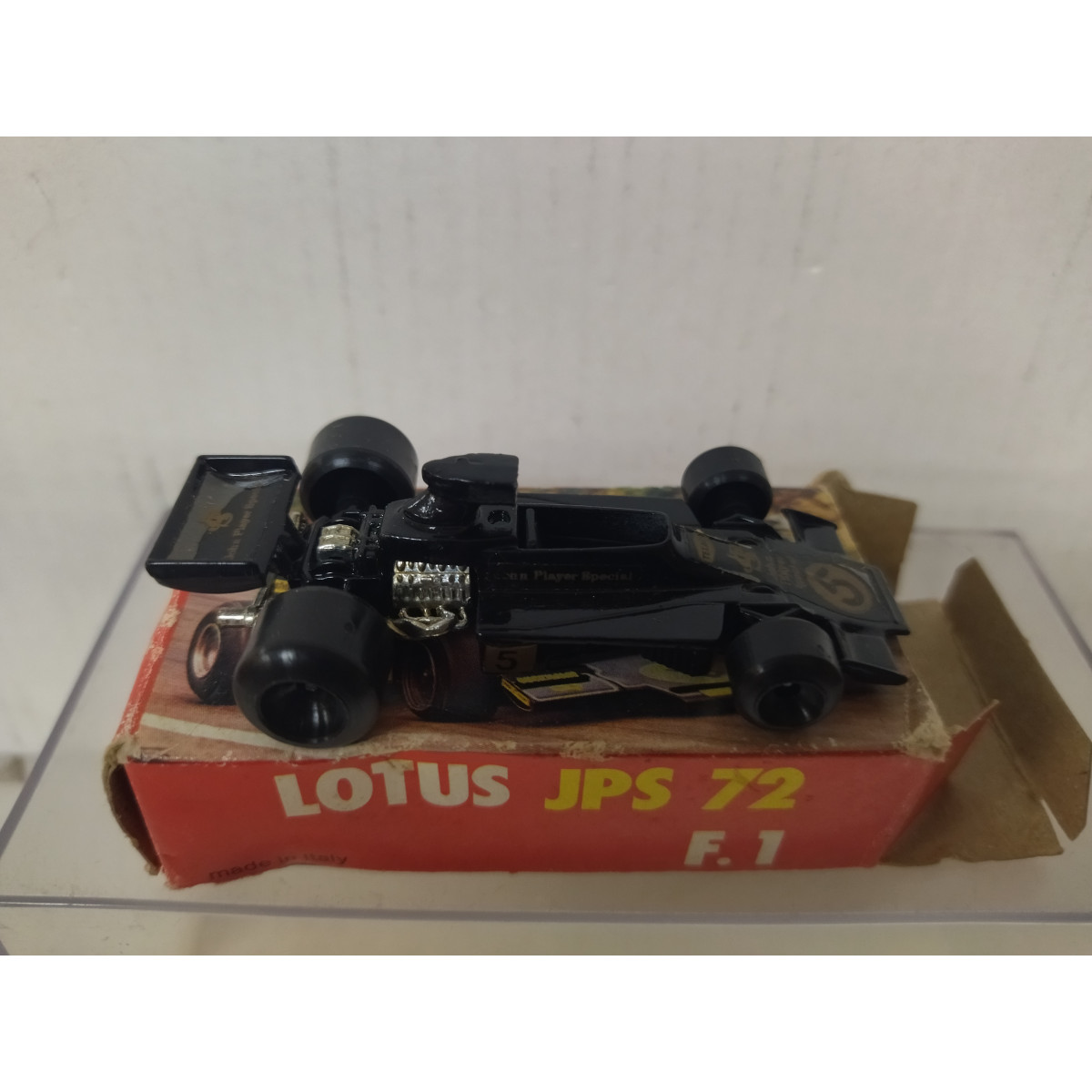 LOTUS 72 JPS n5 FORMULA F1 BOX MAL 1:55/apx 1:64 POLISTIL RJ3 BOX - BCN ...