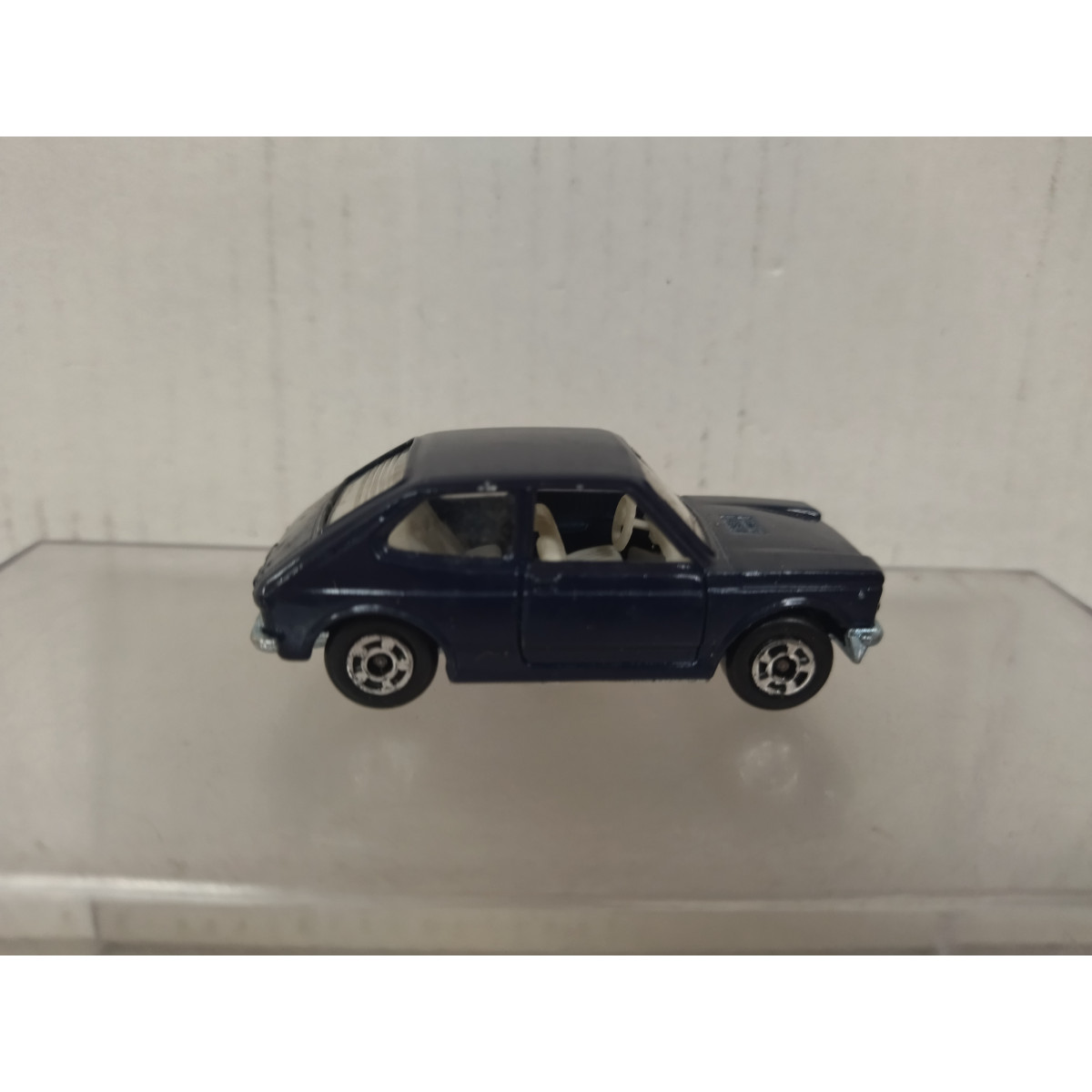 FIAT 127 DARK BLUE apx 1:64 POLISTIL RJ11 NEW IN BOX - BCN STOCK CARS