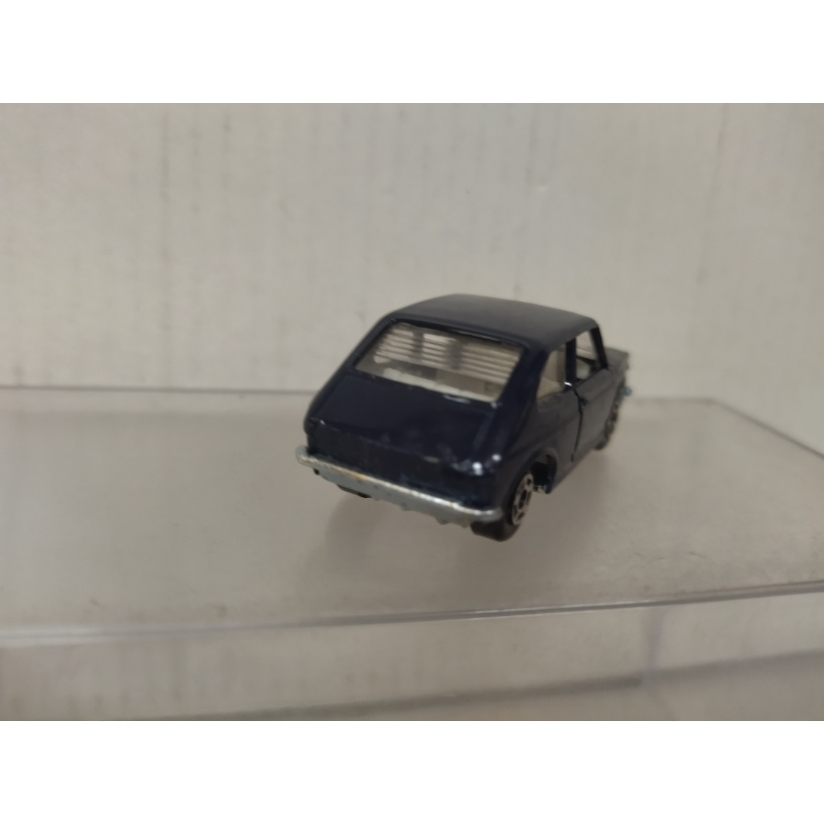 FIAT 127 DARK BLUE apx 1:64 POLISTIL RJ11 NEW IN BOX - BCN STOCK CARS