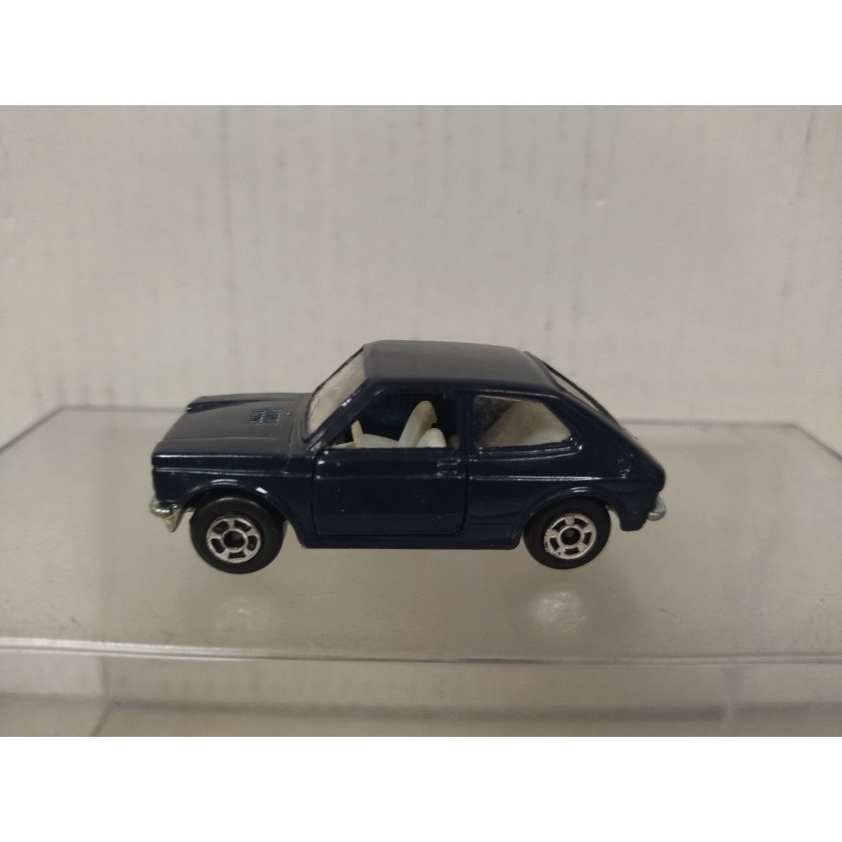 FIAT 127 DARK BLUE apx 1:64 POLISTIL RJ11 NEW IN BOX - BCN STOCK CARS