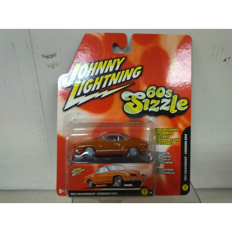 VOLKSWAGEN KARMANN 1965 GHIA 60S SIZZLE 1:64 JOHNNY LIGHTNING - BCN ...