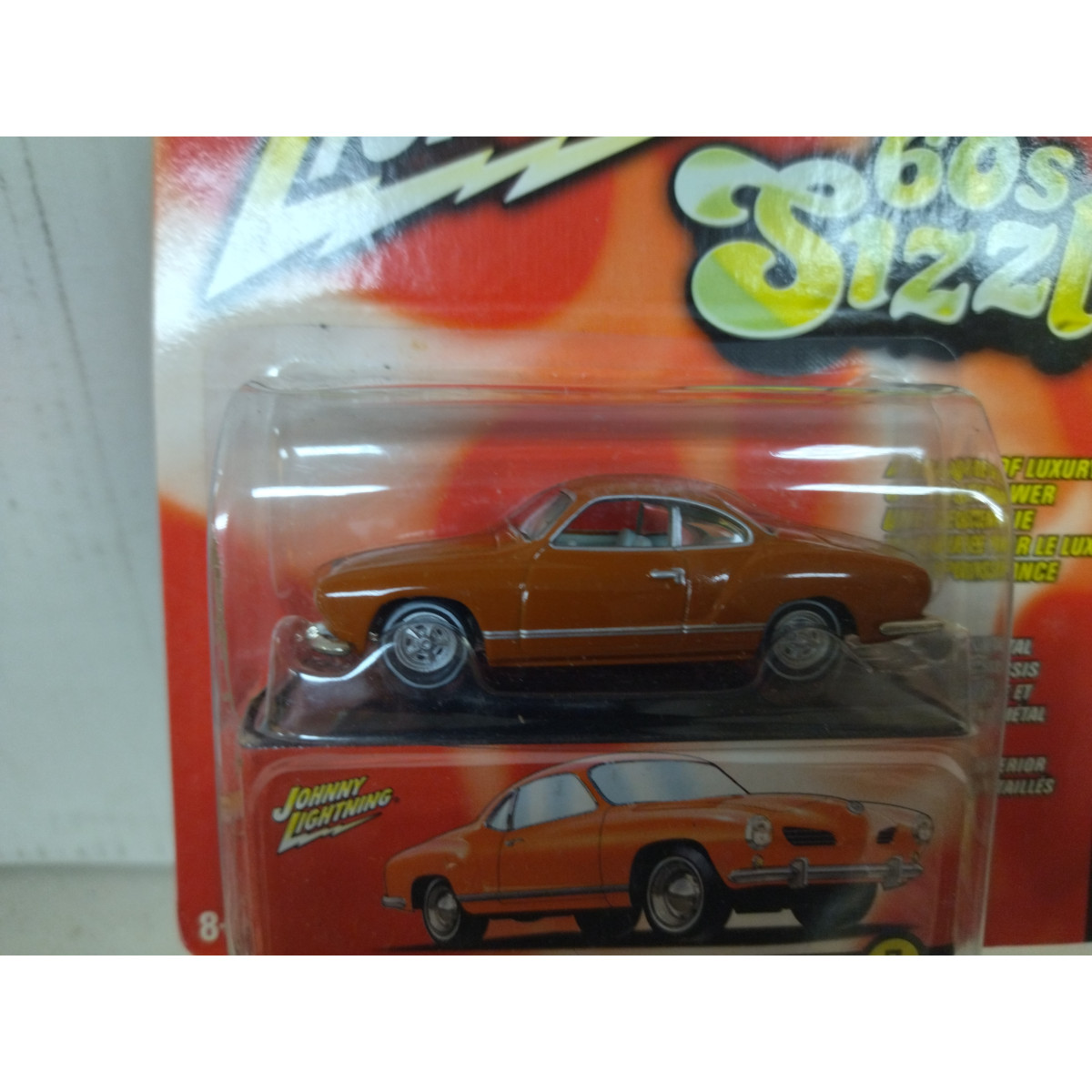VOLKSWAGEN KARMANN 1965 GHIA 60S SIZZLE 1:64 JOHNNY LIGHTNING - BCN ...