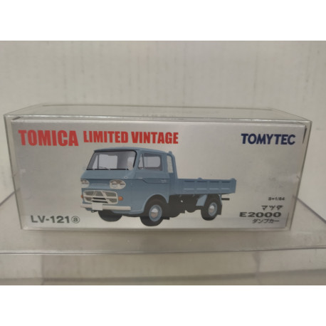 MAZDA E2000 DUMP TRUCK BLUE 1:64 TOMICA LIMITED VINTAGE LV-121A - BCN STOCK CARS