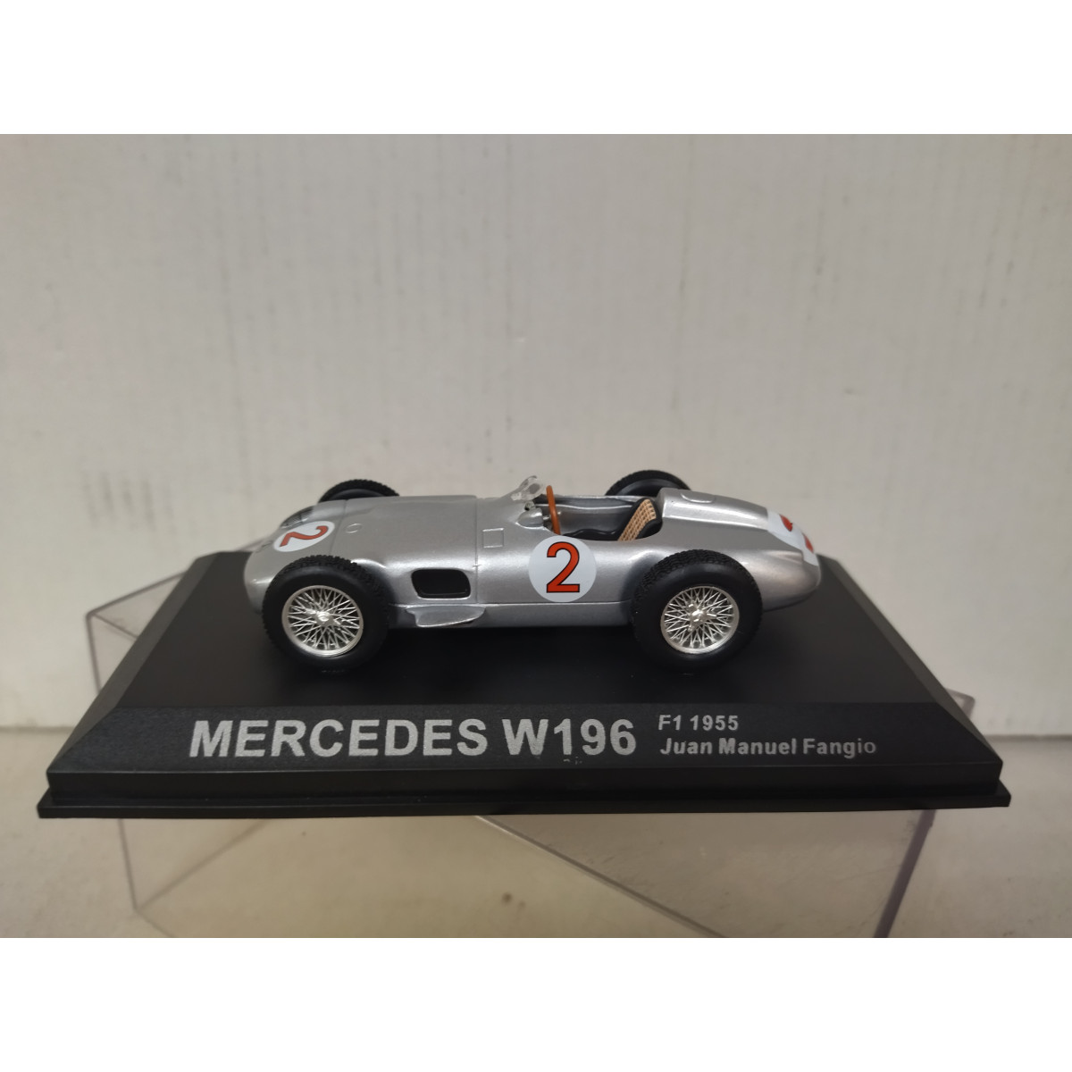 MERCEDES W196 1955 WIN FORMULA F1 J.M.FANGIO 1:43 ALTAYA IXO - BCN ...