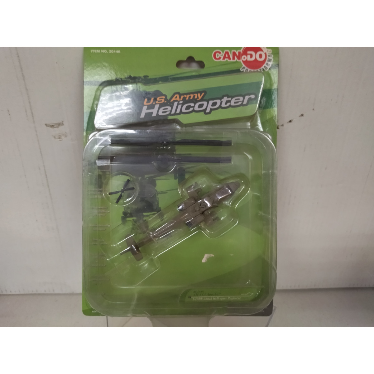 BELL AH-64D APACHE HELICOPTER US ARMY 1:144 DRAGON CANDO - BCN STOCK CARS