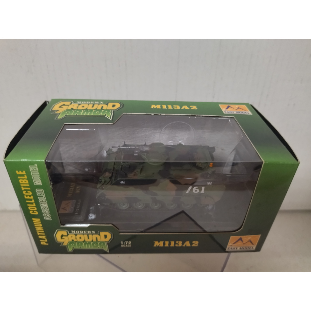 M113 A2 GREEN 61 US ARMY 1:72 GROUND ARMOR - BCN STOCK CARS