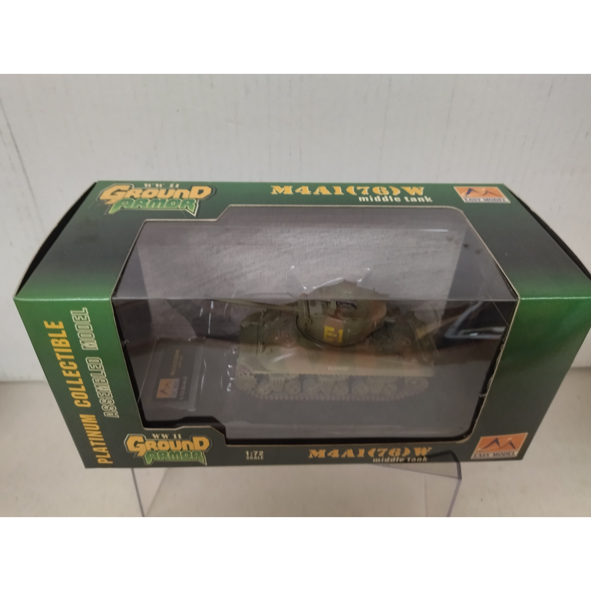 M4 A1 (76mm) SHERMAN MIDDLE TANK USA WW 2 1:72 GROUND ARMOR - BCN STOCK ...