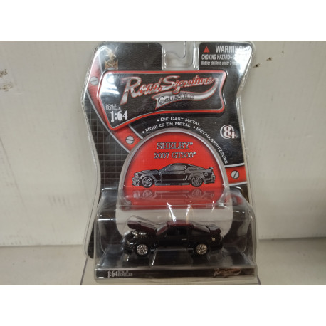 SHELBY GT-500 2007 (FORD MUSTANG ) BLACK 1:64 ROAD SIGNATURES - BCN ...