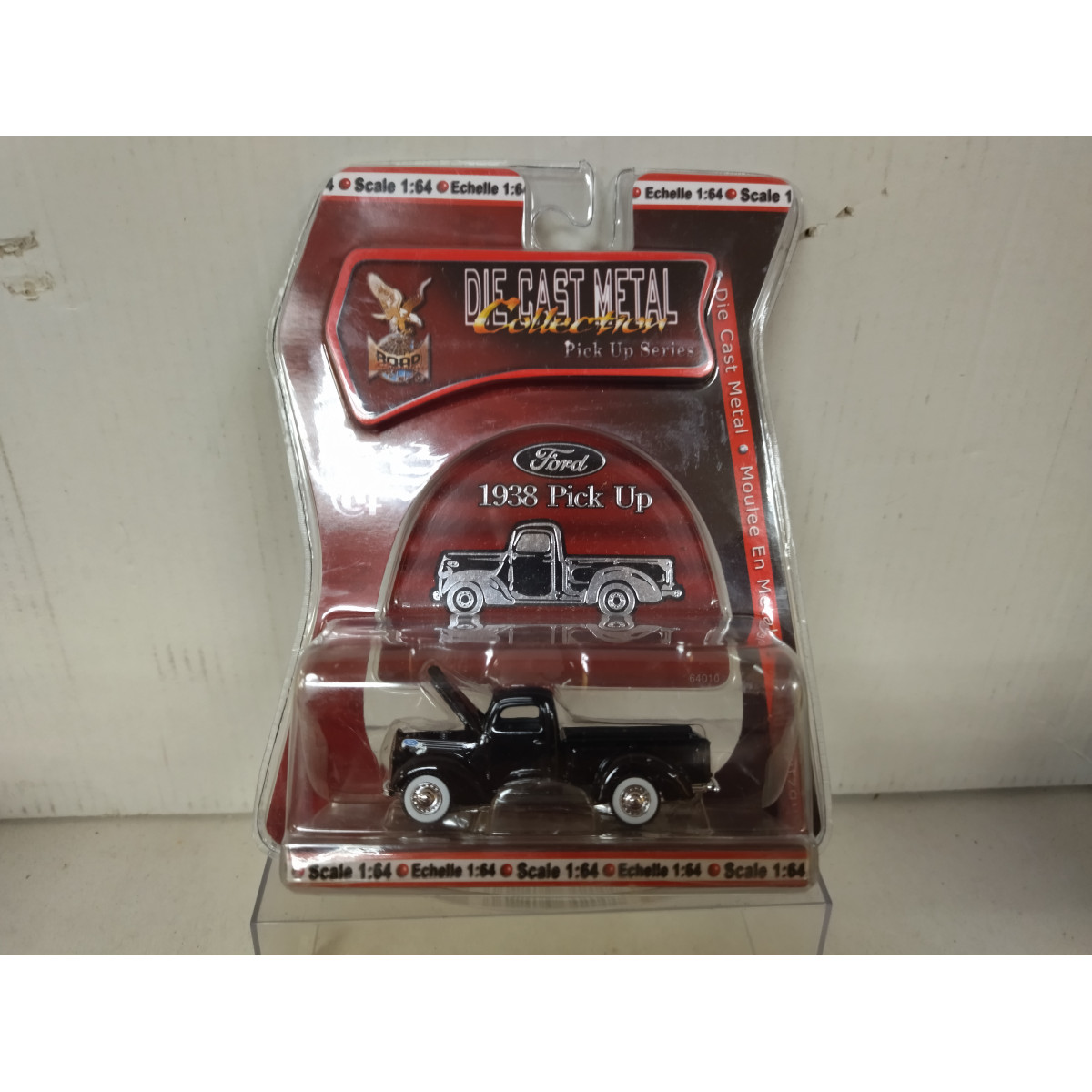 FORD 1938 PICKUP 1:64 ROAD SIGNATURES - BCN STOCK CARS