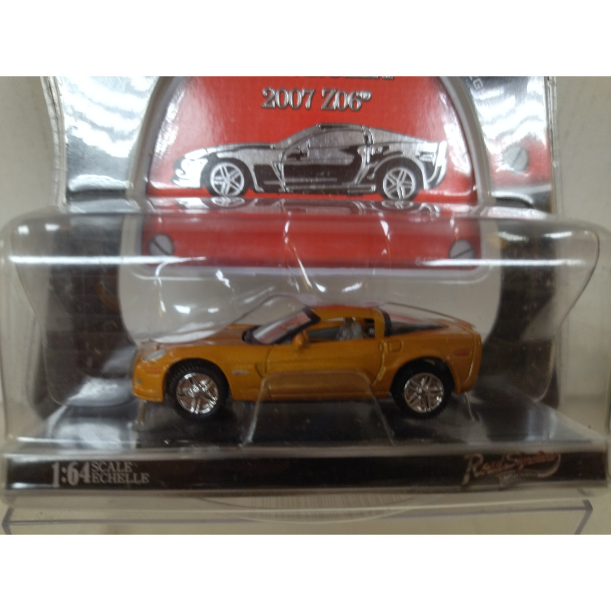 CHEVROLET CORVETTE C6 2007 Z06 1:64 ROAD SIGNATURES - BCN STOCK CARS