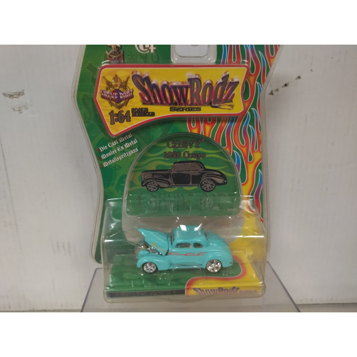 CHEVROLET COUPE 1939 SHOW RODZ 1:64 ROAD SIGNATURES - BCN STOCK CARS