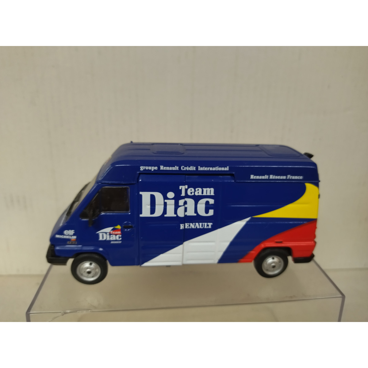 RENAULT MASTER 1997 DIAC TEAM ASSISTANCE RALLY 1:43 ALTAYA IXO NO BOX ...