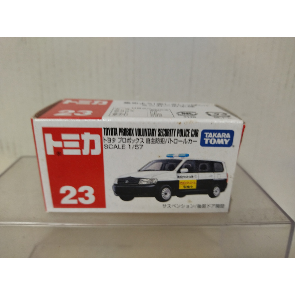 TOYOTA PROBOX POLICE CAR JAPAN 1:57/apx 1:64 TOMICA 23 - BCN STOCK CARS