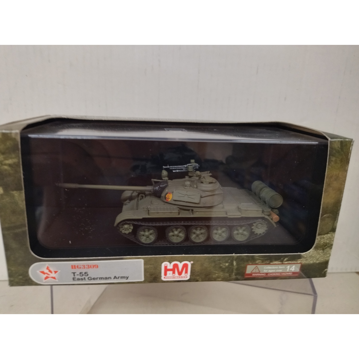 T-55 TANK EAST GERMAN ARMY DDR 1:72 HOBBY MASTER - BCN STOCK CARS