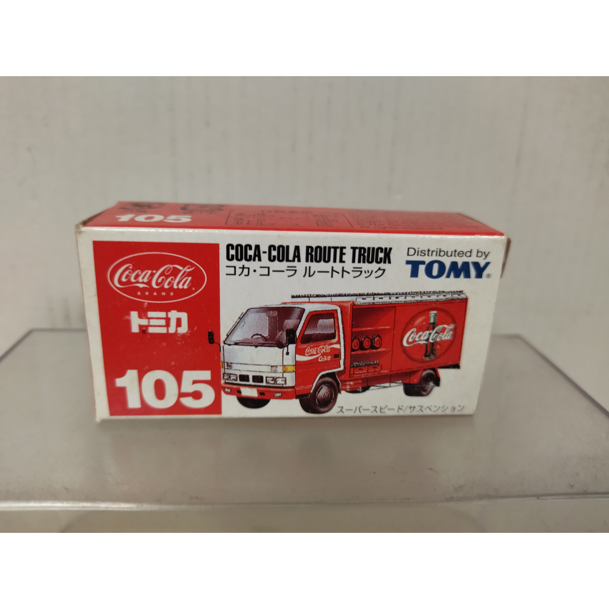 COCA-COLA ROUTE TRUCK apx 1:64 TOMICA 105 - BCN STOCK CARS