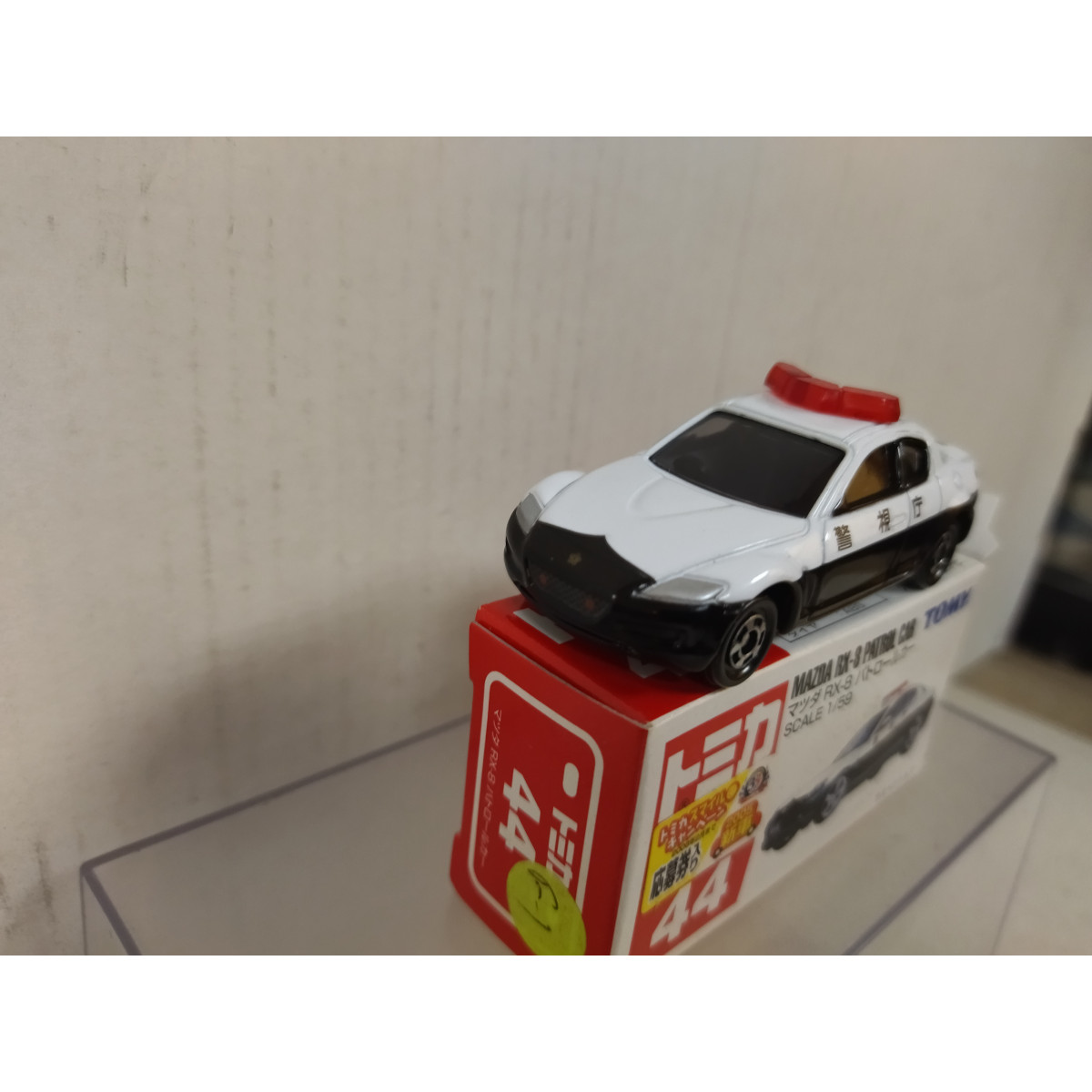 MAZDA RX-8 PATROL CAR JAPAN POLICE 1:59/apx 1:64 TOMICA 44 - BCN STOCK CARS