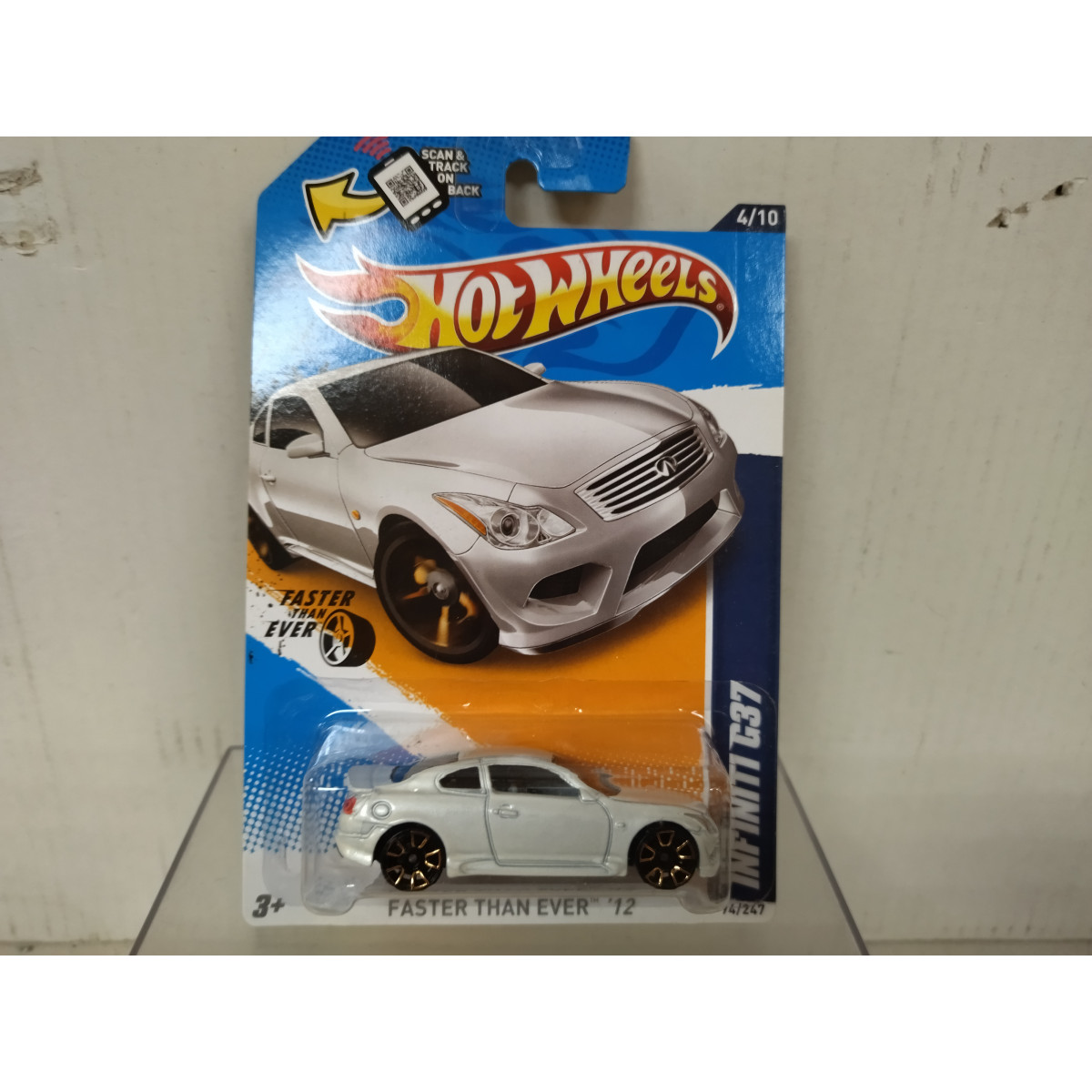 INFINITY G37 WHITE 2012 FASTER THAN EVER 1:64 HOT WHEELS VINTAGE - BCN ...